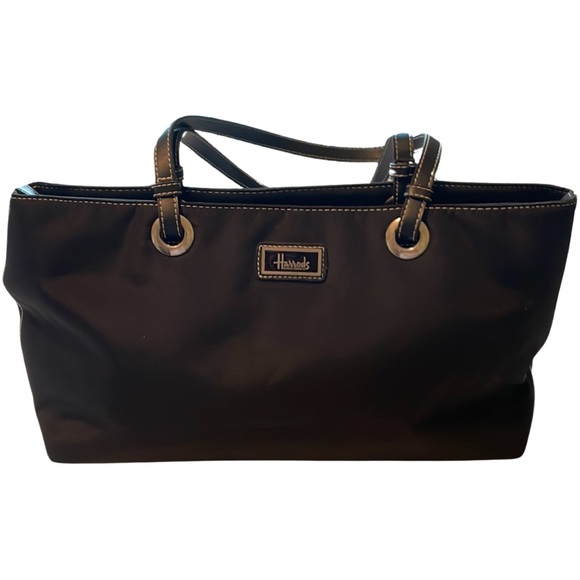 Harrods | Bags | Harrods Knightsbridge London Black Nylon Bag | Poshmark